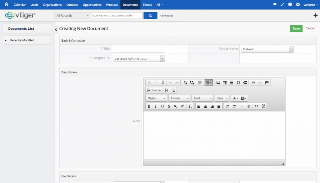 Upload Multiple File – CRMTiger Knowledge Base